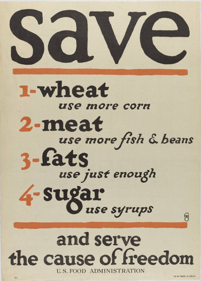 Food Conservation During WWI – Together We Win